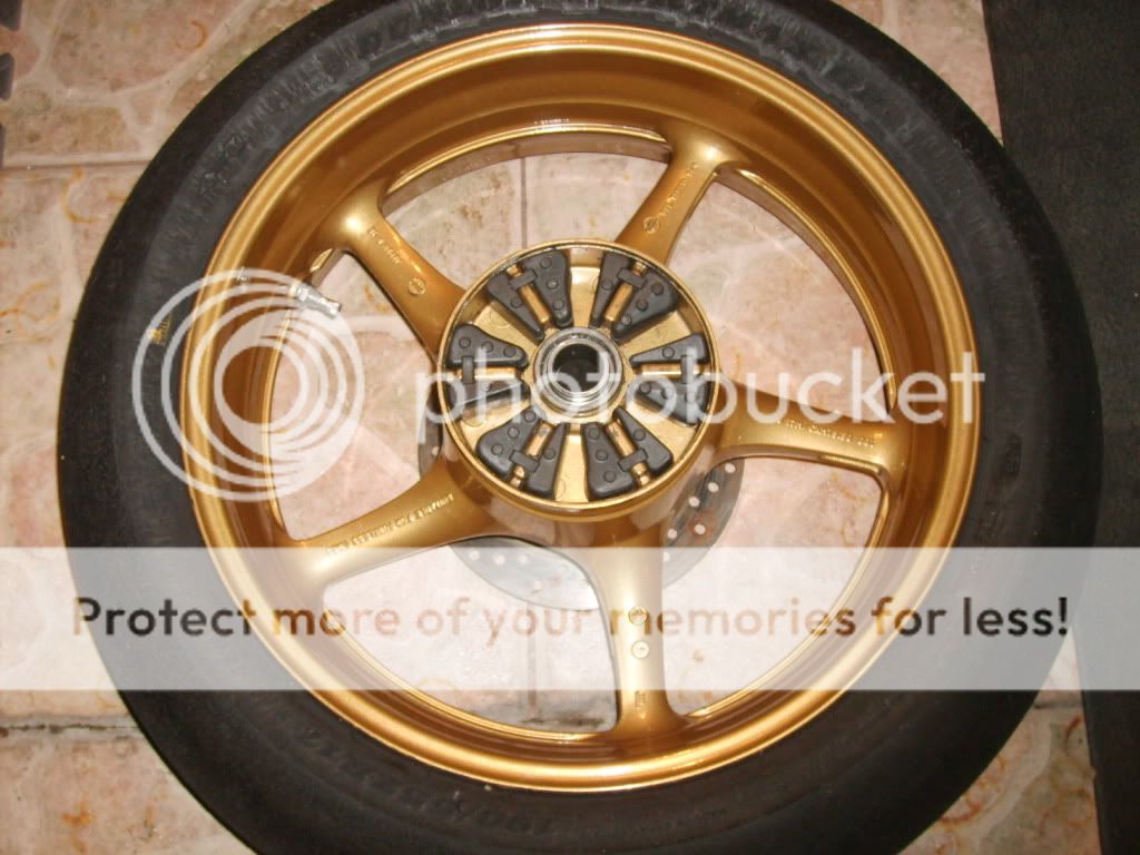 2008 yzf r6 rims powder coated in gold!!! | Yamaha R6 Forum: YZF-R6 Forums