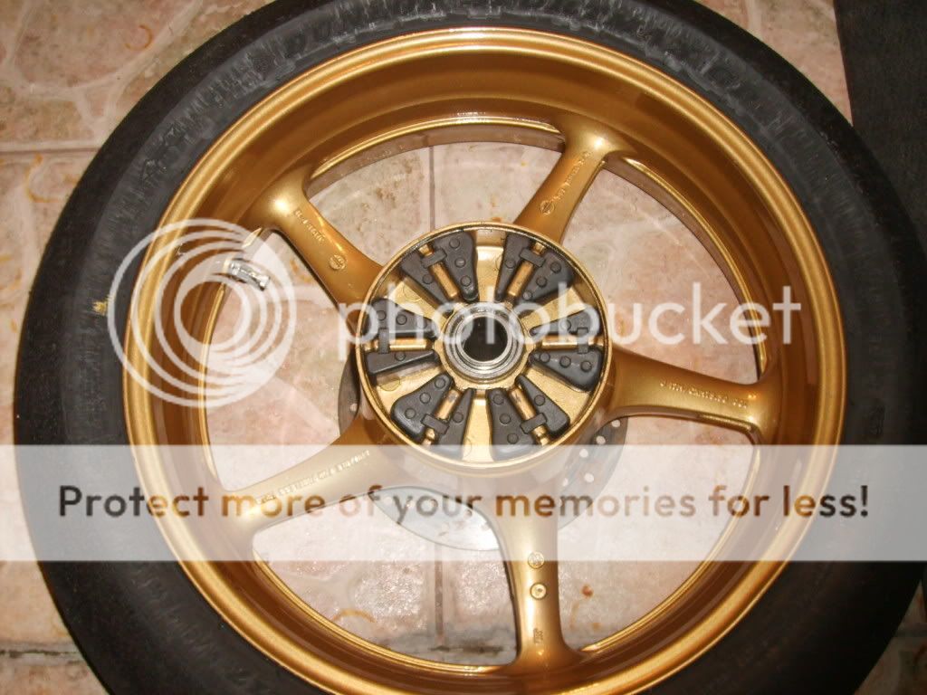2008 yzf r6 rims powder coated in gold!!! | Yamaha R6 Forum: YZF-R6 Forums