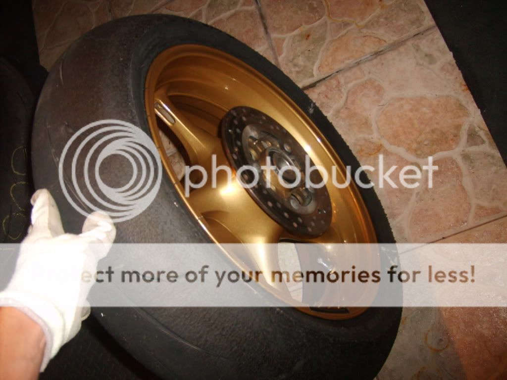 2008 yzf r6 rims powder coated in gold!!! | Yamaha R6 Forum: YZF-R6 Forums