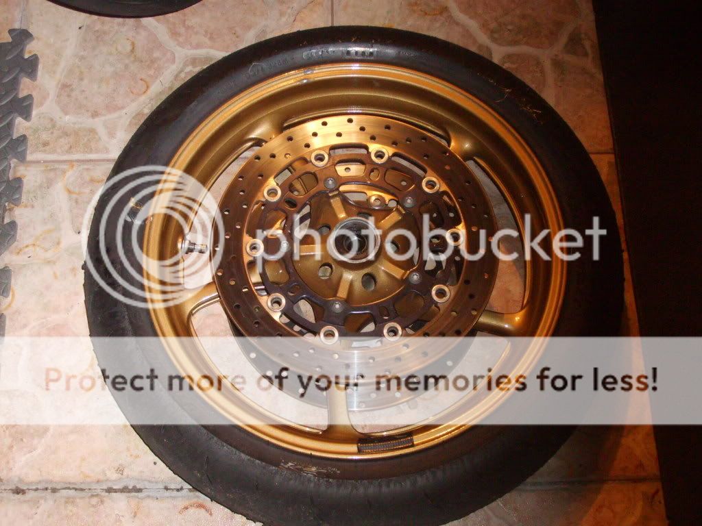 2008 yzf r6 rims powder coated in gold!!! | Yamaha R6 Forum: YZF-R6 Forums