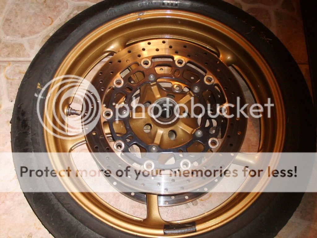 2008 yzf r6 rims powder coated in gold!!! | Yamaha R6 Forum: YZF-R6 Forums