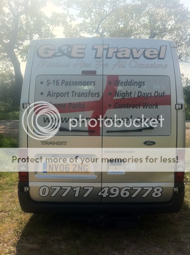 Ford Transit Forum • View topic - my mk7 minibus now with chrome vinyl ...