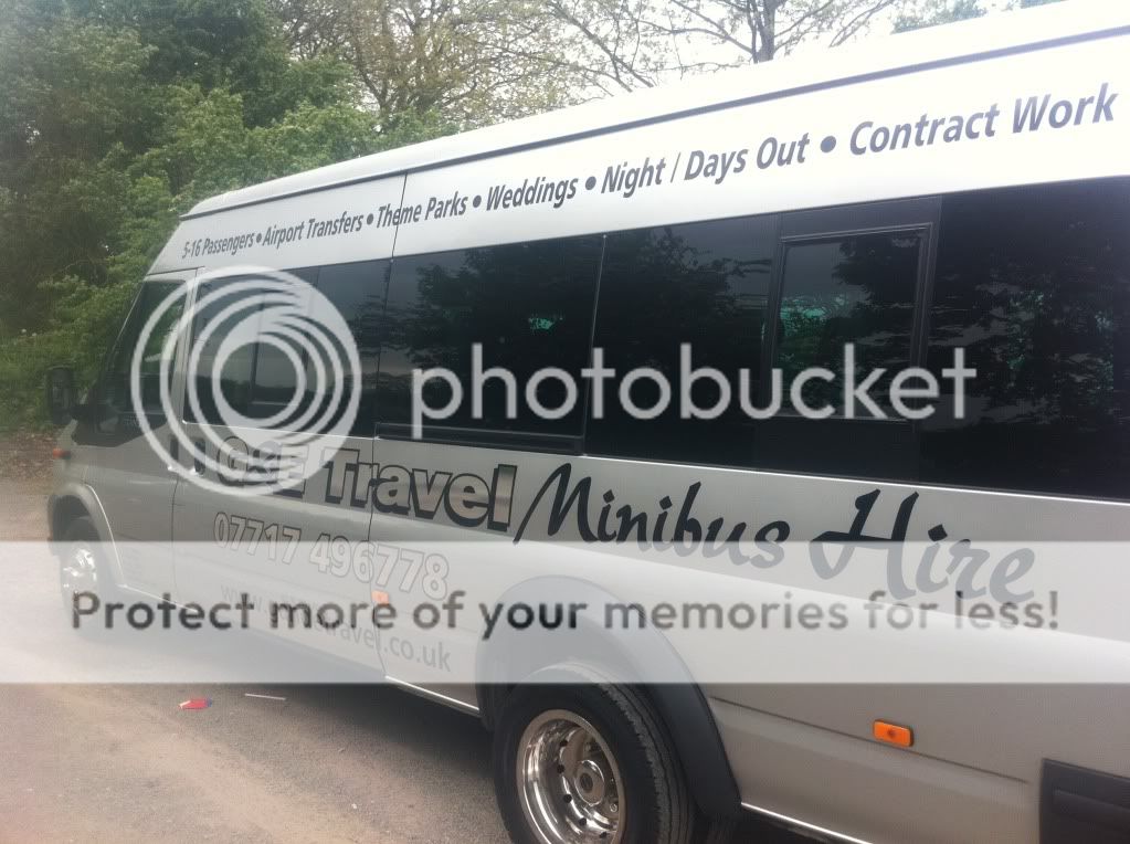 Ford Transit Forum • View topic - my mk7 minibus now with chrome vinyl ...