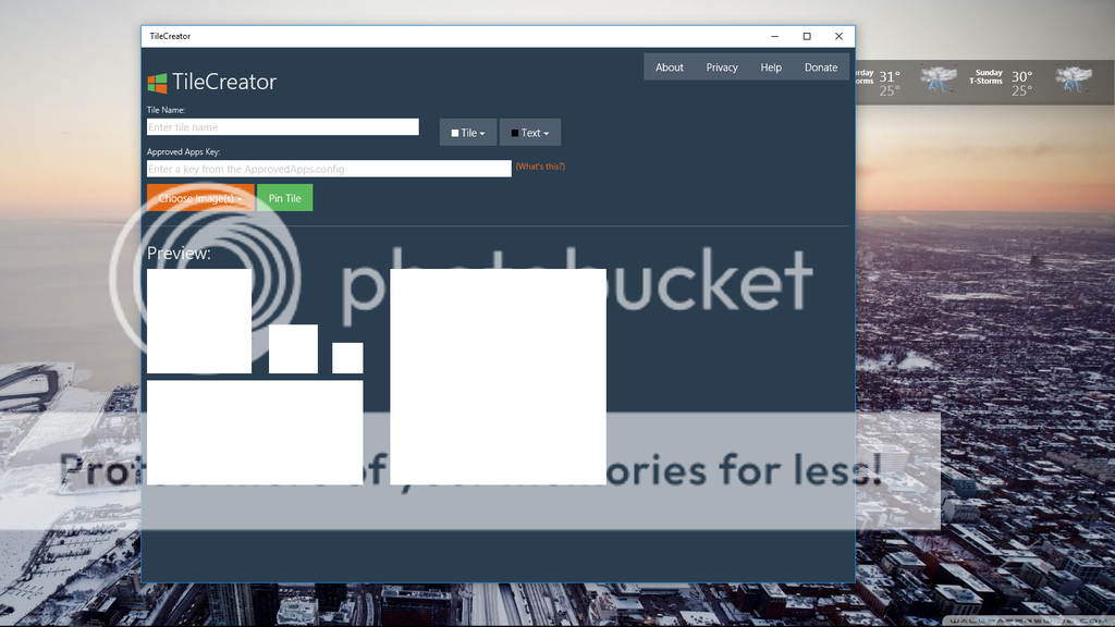 Tile Creator: tạo custom tile trên windows 10 | Viết bởi zeha219