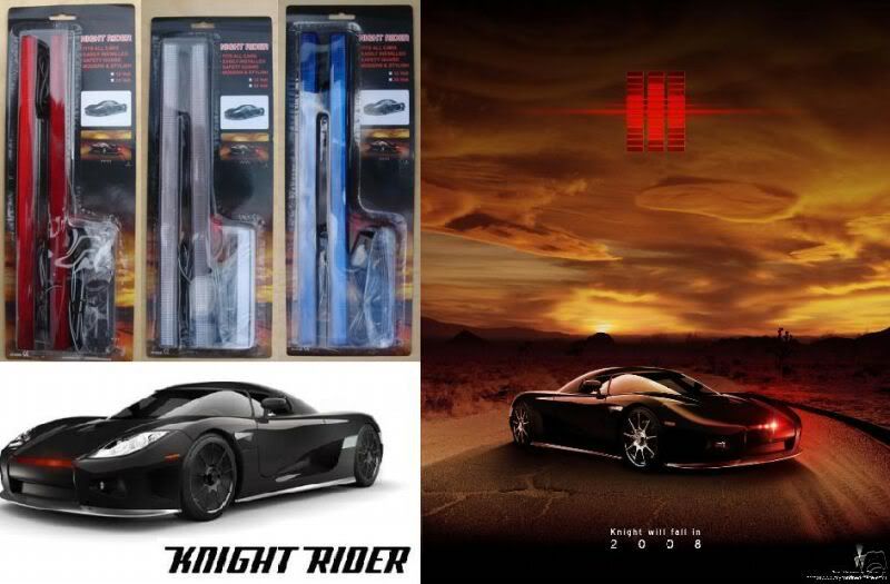 KNIGHT RIDER LED SCANNER LED LIGHTS BODY KIT KITT NEON | eBay
