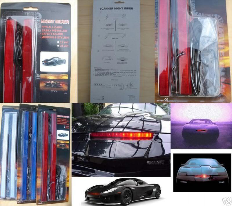 KNIGHT RIDER LED SCANNER LED LIGHTS BODY KIT KITT NEON | eBay