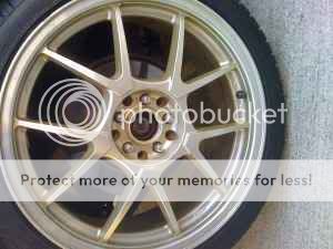 WTT 4x18" WedsSport TC005 gold powder coated for some lw 17s - NASIOC